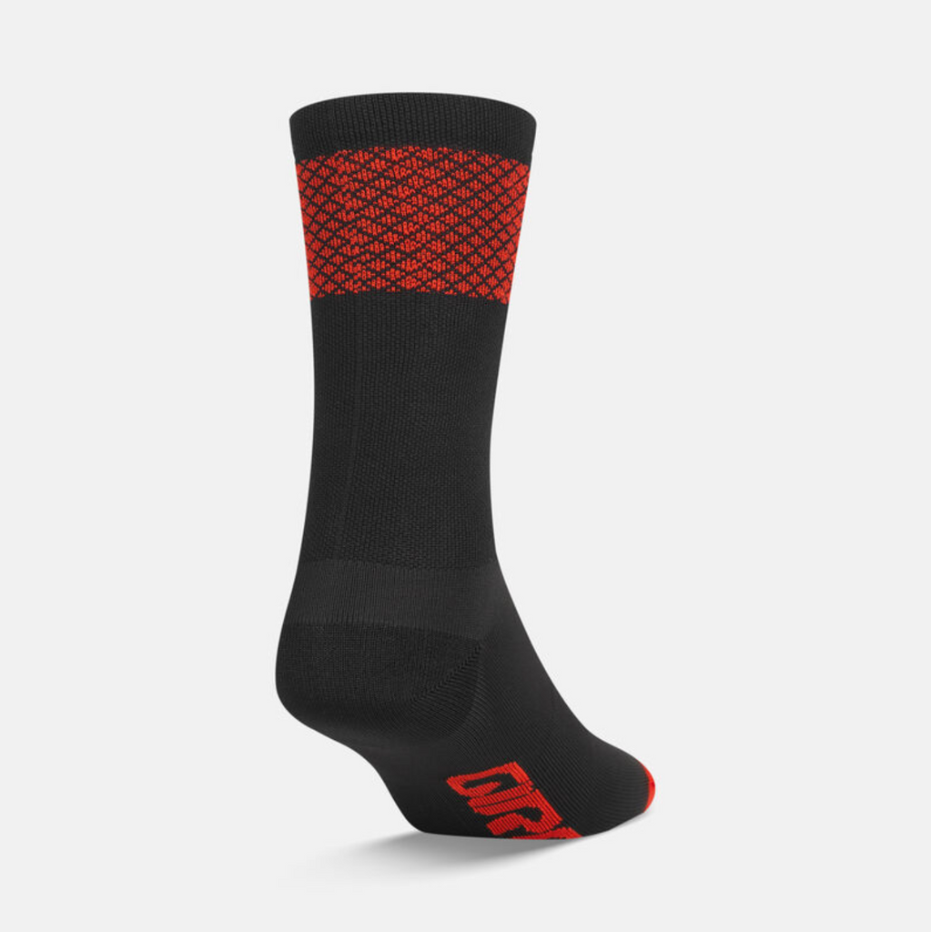 GIRO COMP RACER HIGH RISE SOCK HEATWAVE BLACK/BRIGHT RED – Bicycle ...