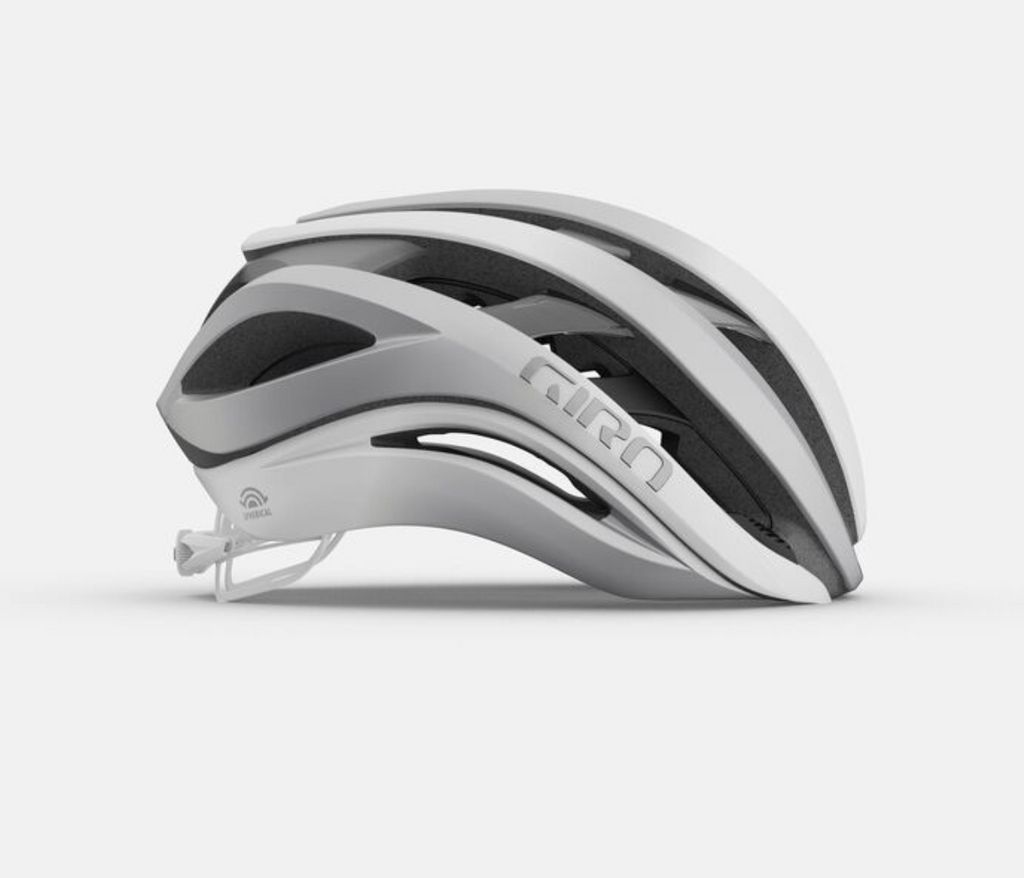 GIRO AETHER SPHERICAL HELMET W/MIPS WHITE/SILVER – Bicycle Express City ...