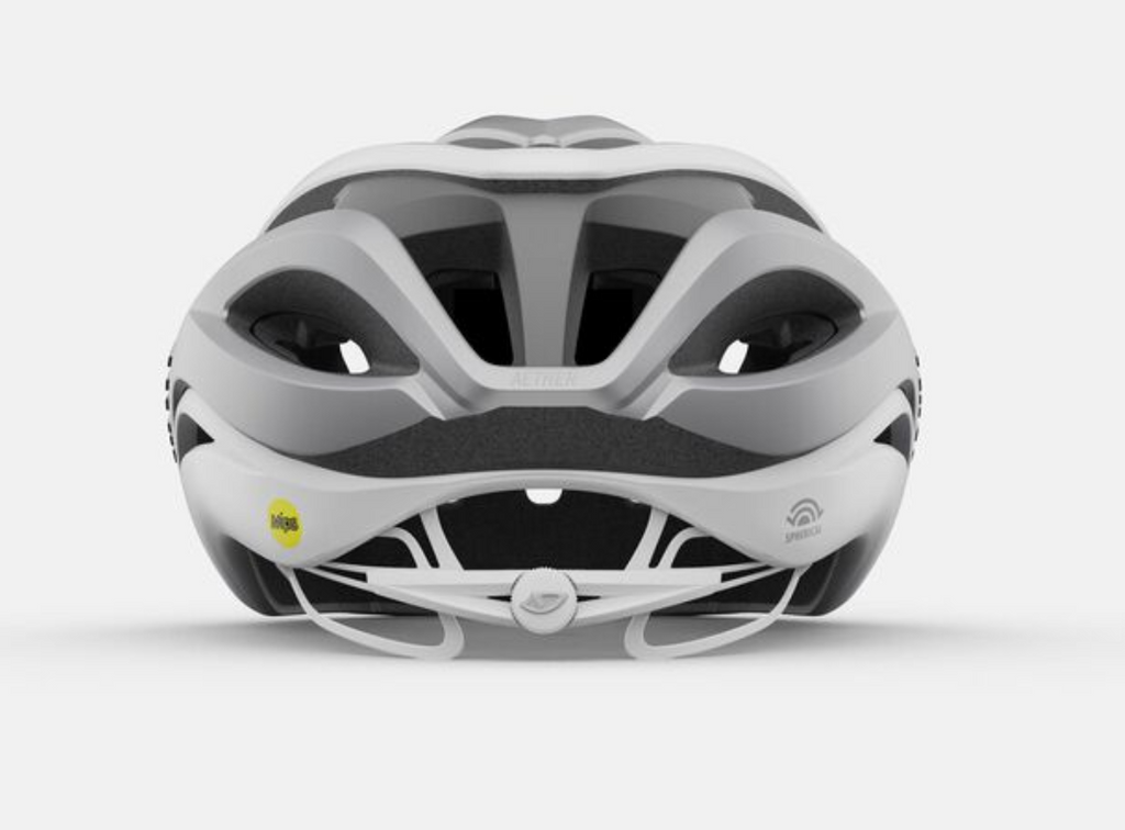 GIRO AETHER SPHERICAL HELMET W/MIPS WHITE/SILVER – Bicycle Express City ...